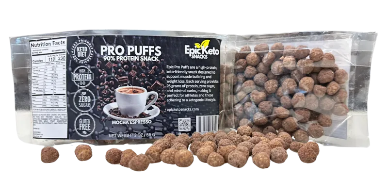 Epic Pro Puffs - 90% Protein - Sample Pack - Epic Keto Snacks